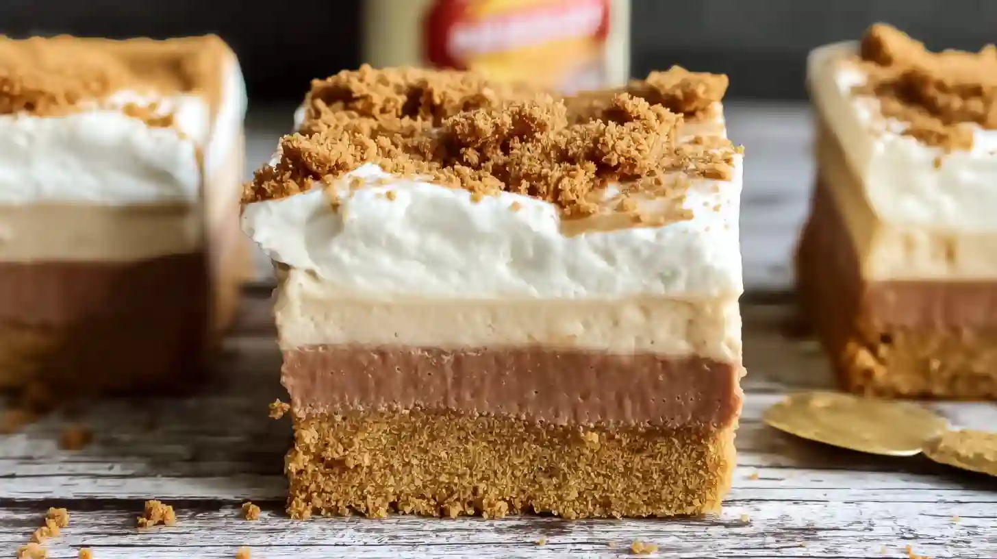 No-Bake Biscoff and Nutella Dream Bars 5-Minu Decadent Treat